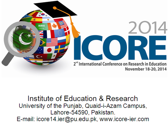 2nd International Conference on Research in Educat - Conference : University of the Punjab