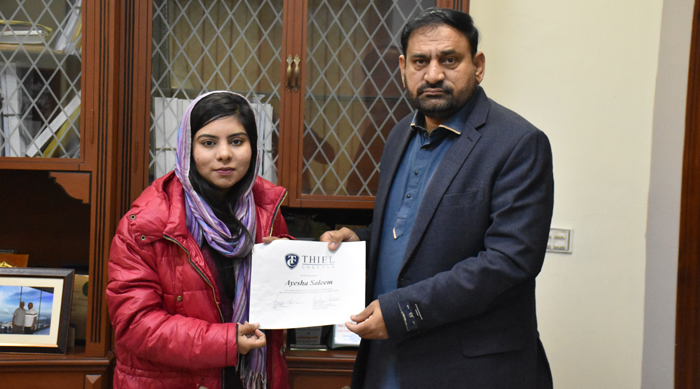 ACHIEVEMENT OF CEES STUDENTS - University of the Punjab - Press Release