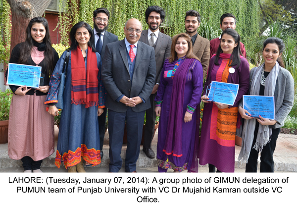 PU team win best delegate award in GIMUN - Sports : University of the ...