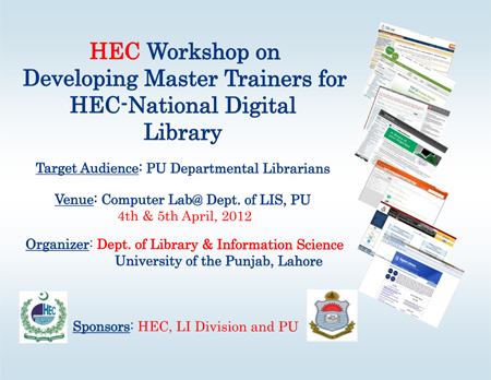 HEC Workshop on Developing Master Trainers for HEC - Workshops ...