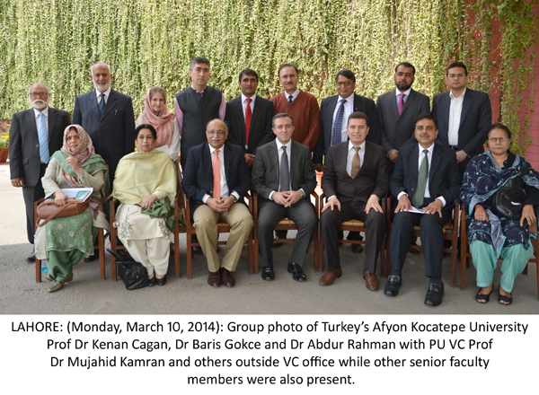 Turkish delegation calls on PU VC - Press Release : University of the ...
