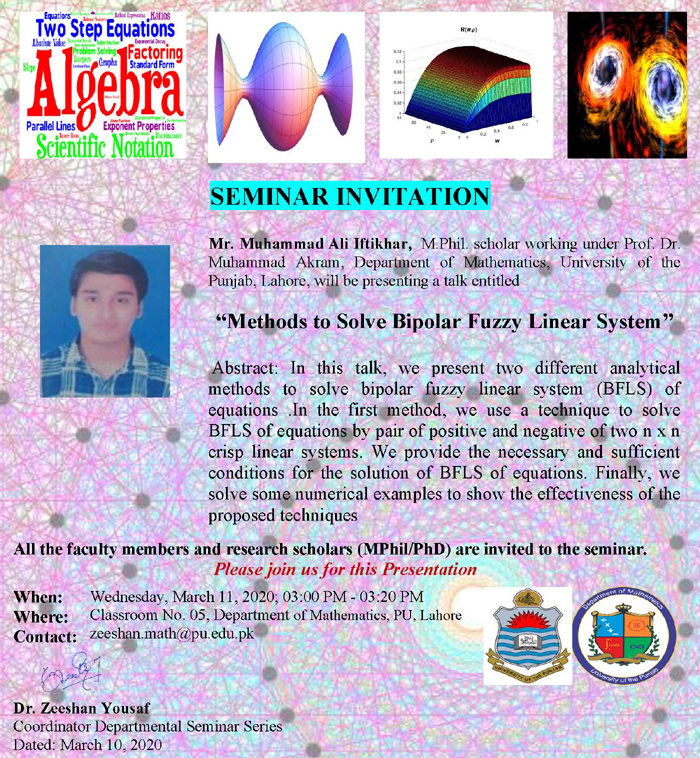 SEMINAR INVITATION "Methods to Solve Bipolar - News Updates ...